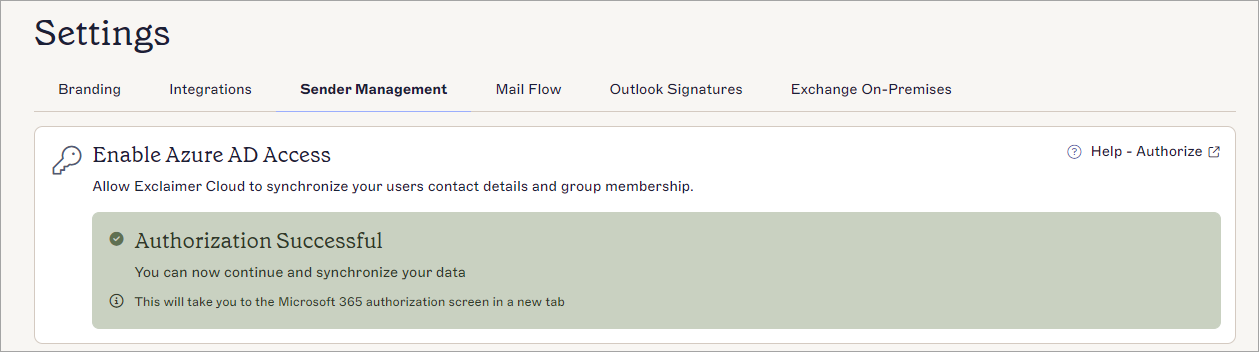 Enable Azure AD Access – Exclaimer Knowledge Base Enable Azure AD Access – Exclaimer Knowledge Base